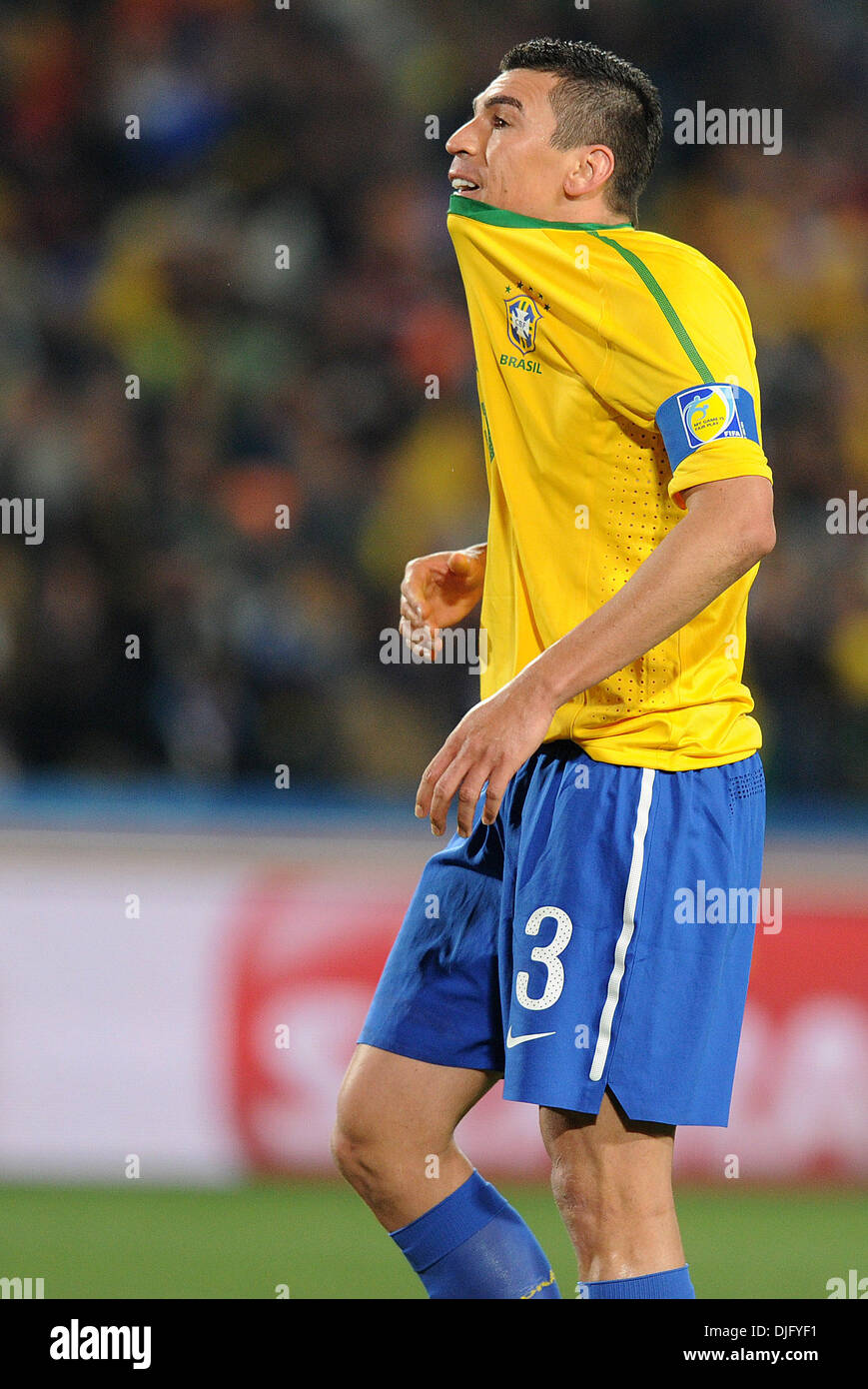 Lucio brazil fifa world cup 2010 hi-res stock photography and images ...