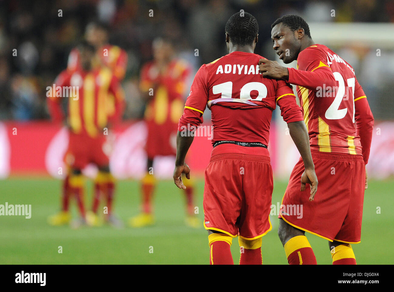 July 02, 2010 - Johannesburg, South Africa - Dominic Adiyiah of Ghana ...