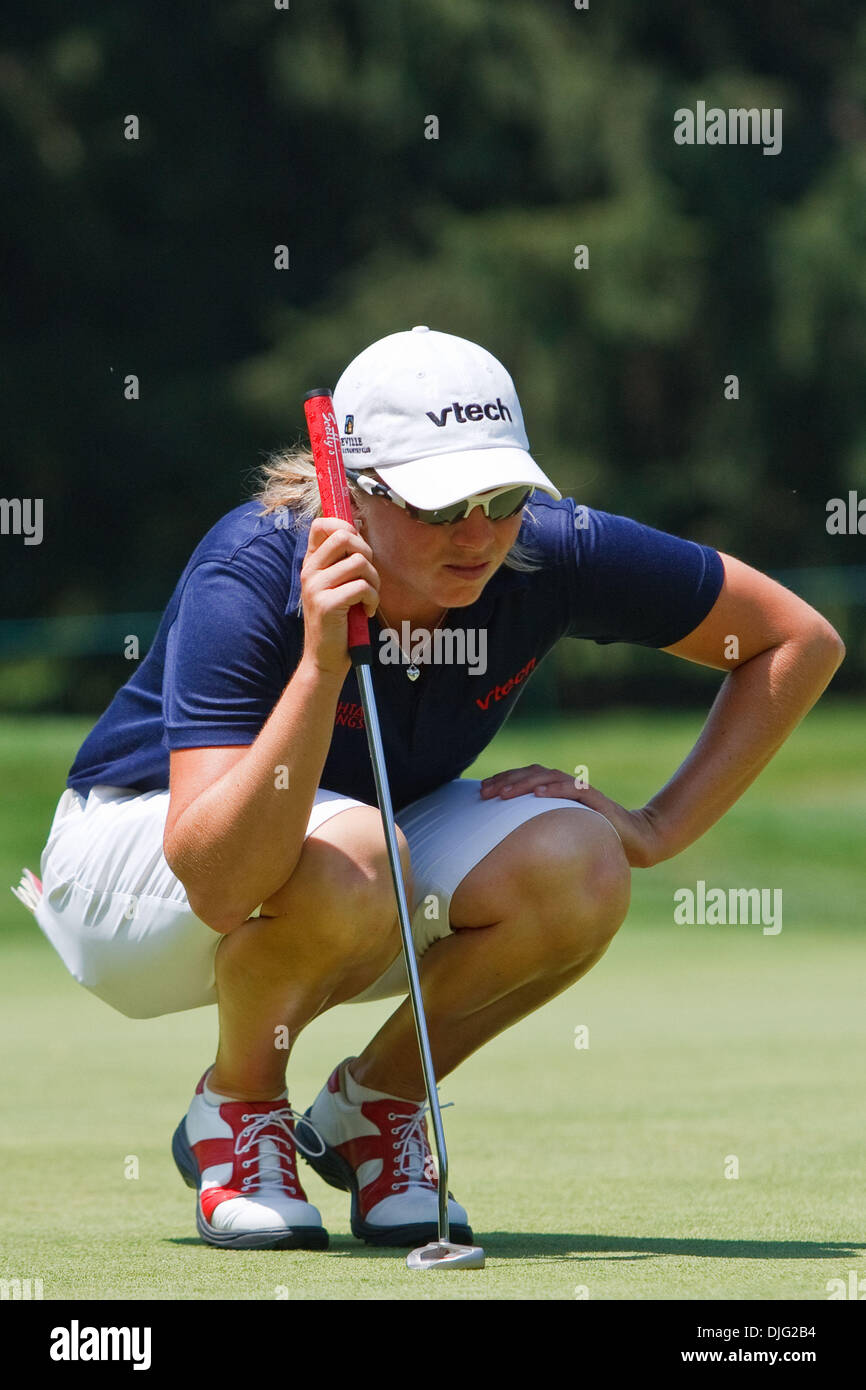 Alena Sharp, of Hamilton, Canada during the final round of play of the ...