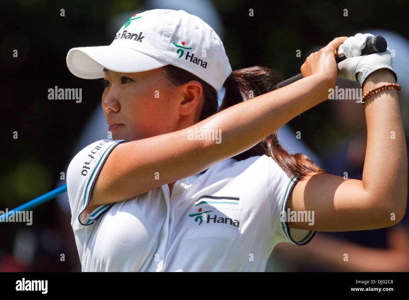 In-Kyung Kim, of South Korea, during the final round of play of the ...