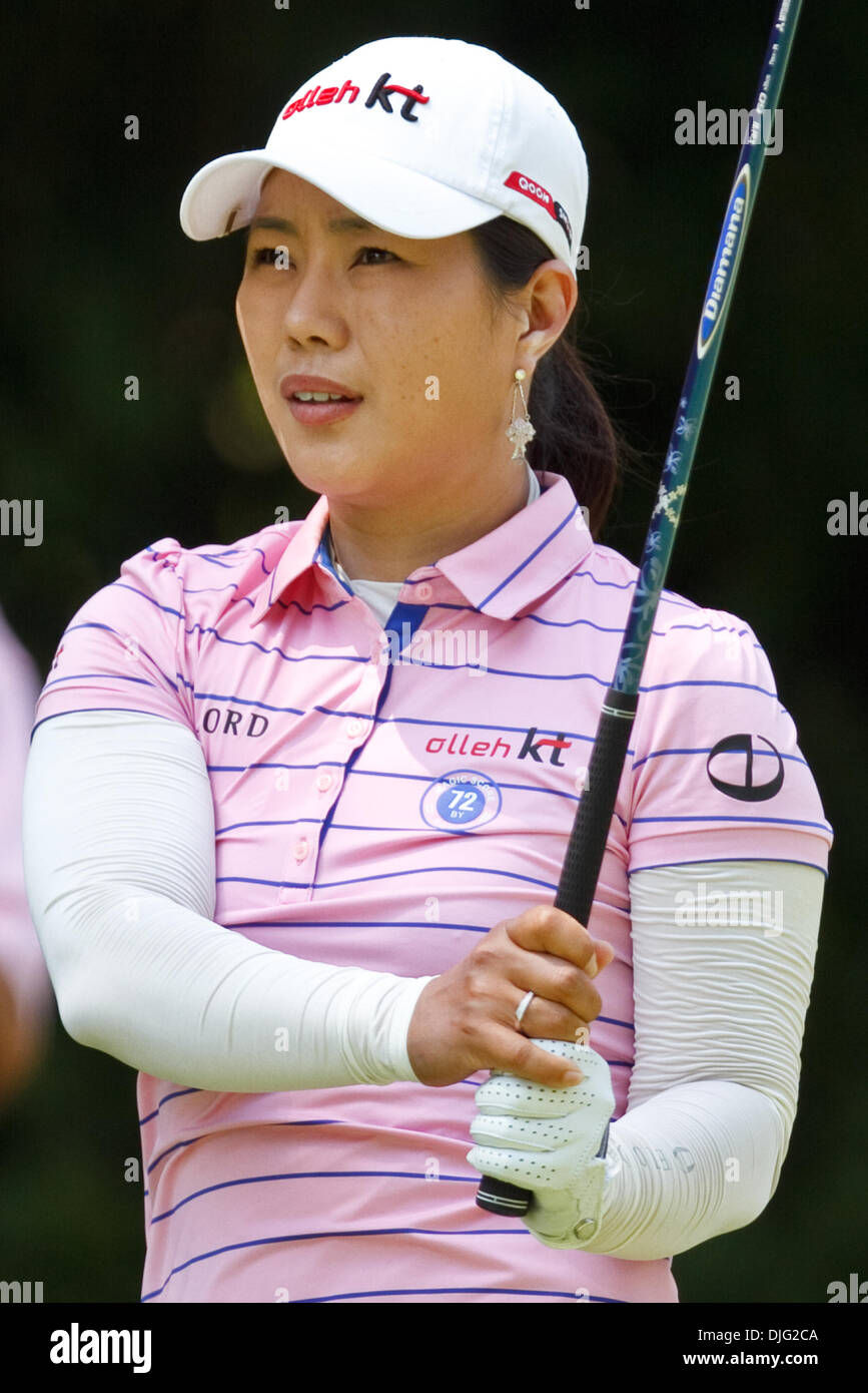 Meena Lee, of South Korea, during the final round of play of the Jamie ...