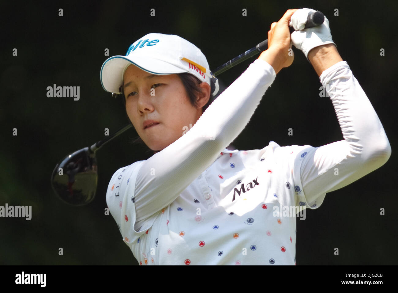 Song-Hee Kim, of South Korea, during the final round of play of the ...