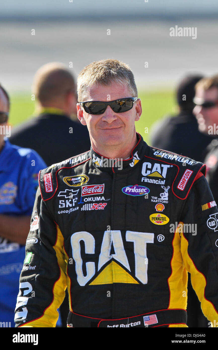 Jeff Burton on the grid before qualifying for the NASCAR LifeLock.com ...