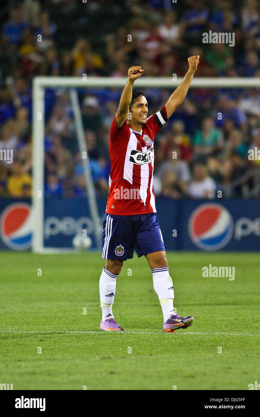 10 July 2010: Chivas USA's captain, Mariano Trujillo reacts after ...