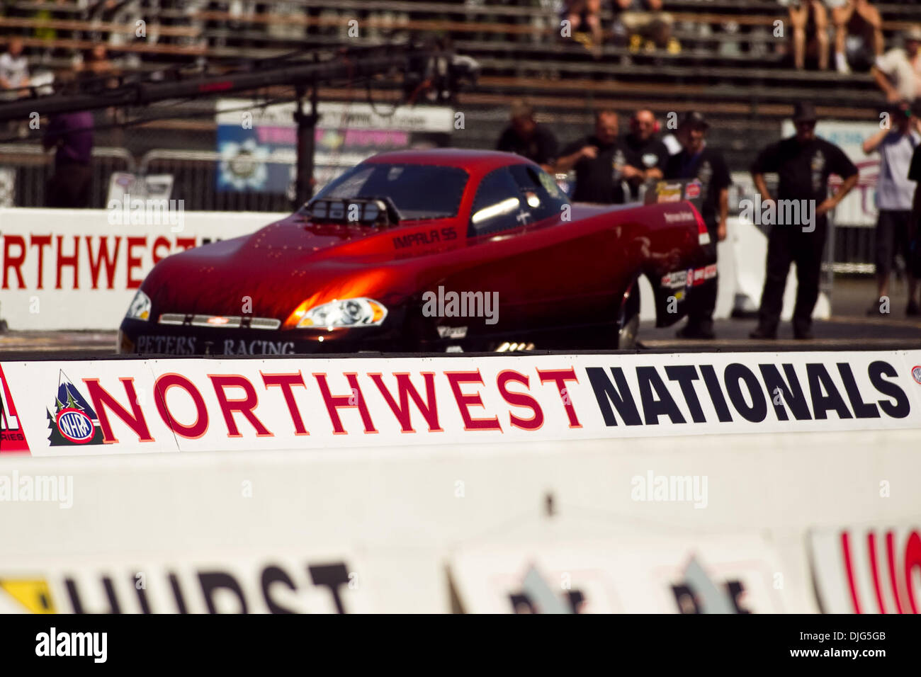 July 10th 2010, The Peters Racing Impala at the starting line on ...