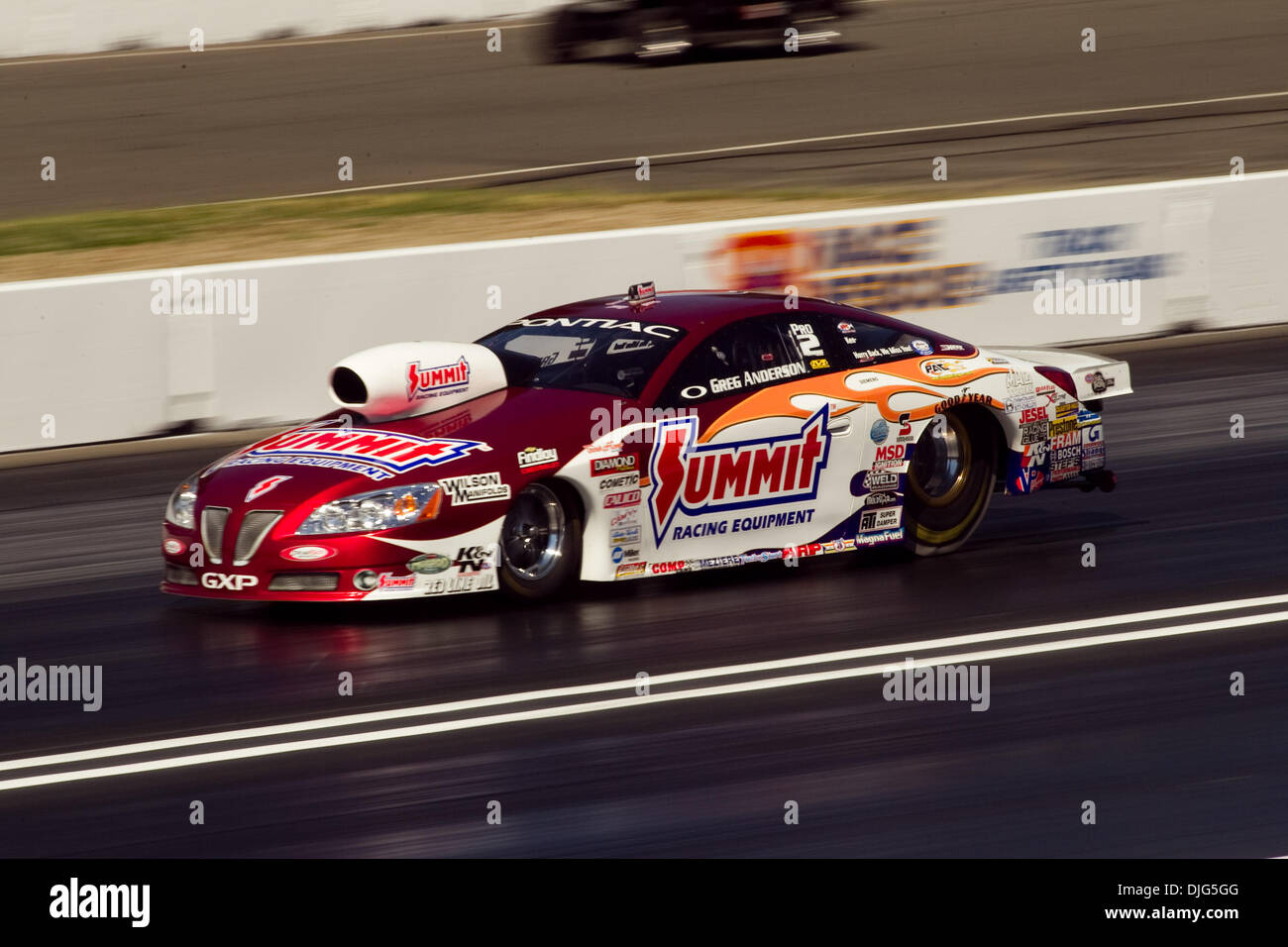 July 10th 2010, Greg Anderson of the Summit Racing Equipment GXP races ...