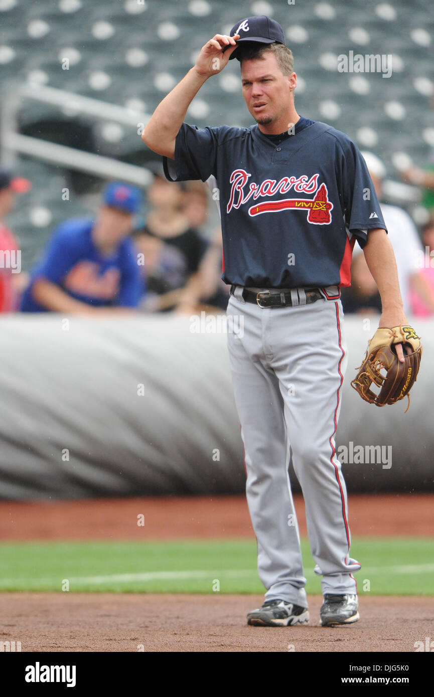 10 July, 2010: Atlanta Braves third baseman Chipper Jones (10) during ...