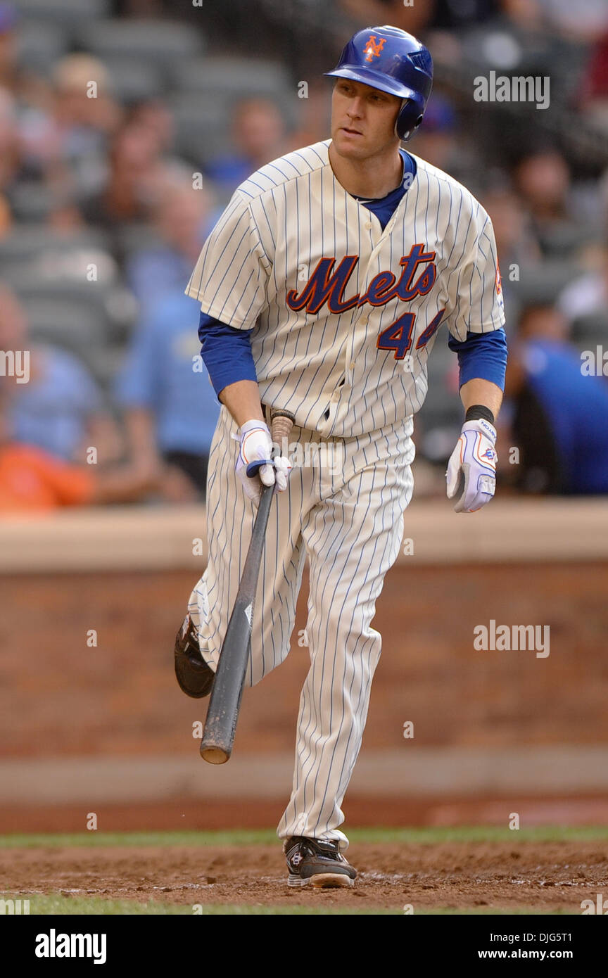 10 July, 2010: New York Mets left fielder Jason Bay (44) is walked ...
