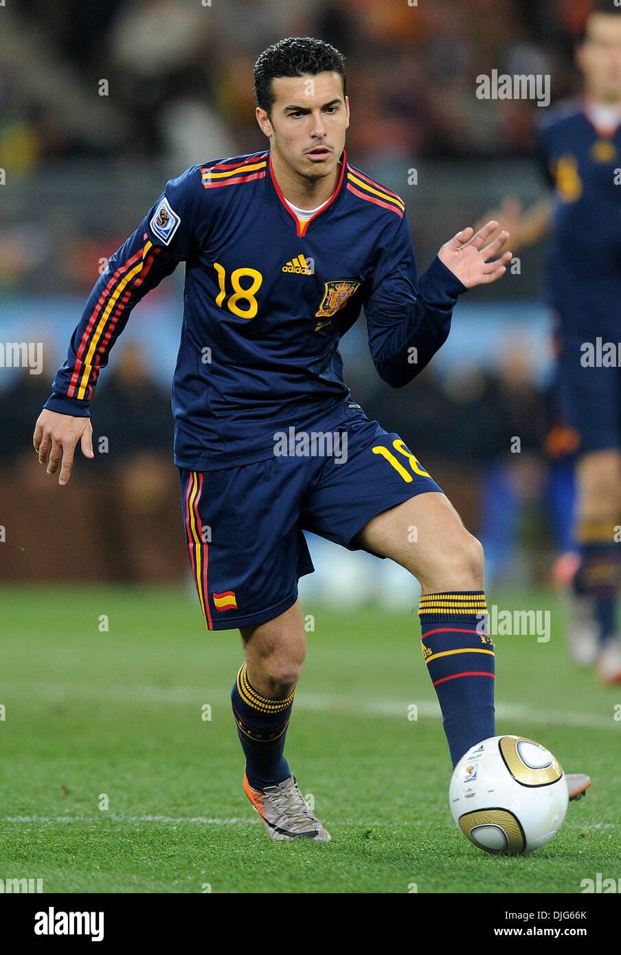 July 11, 2010 - Johannesburg, South Africa - Pedro of Spain in action ...