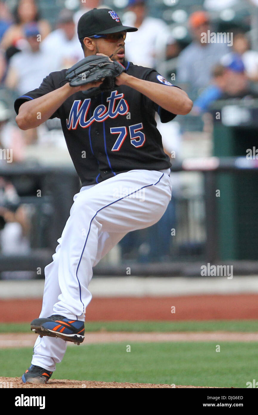 New York Mets pitcher Francisco Rodriguez (#75) steps in at the top of ...