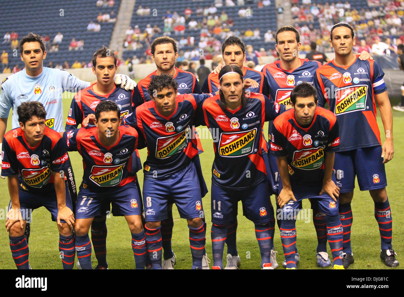 Monarcas Morelia team photo before the start of the SuperLiga match ...