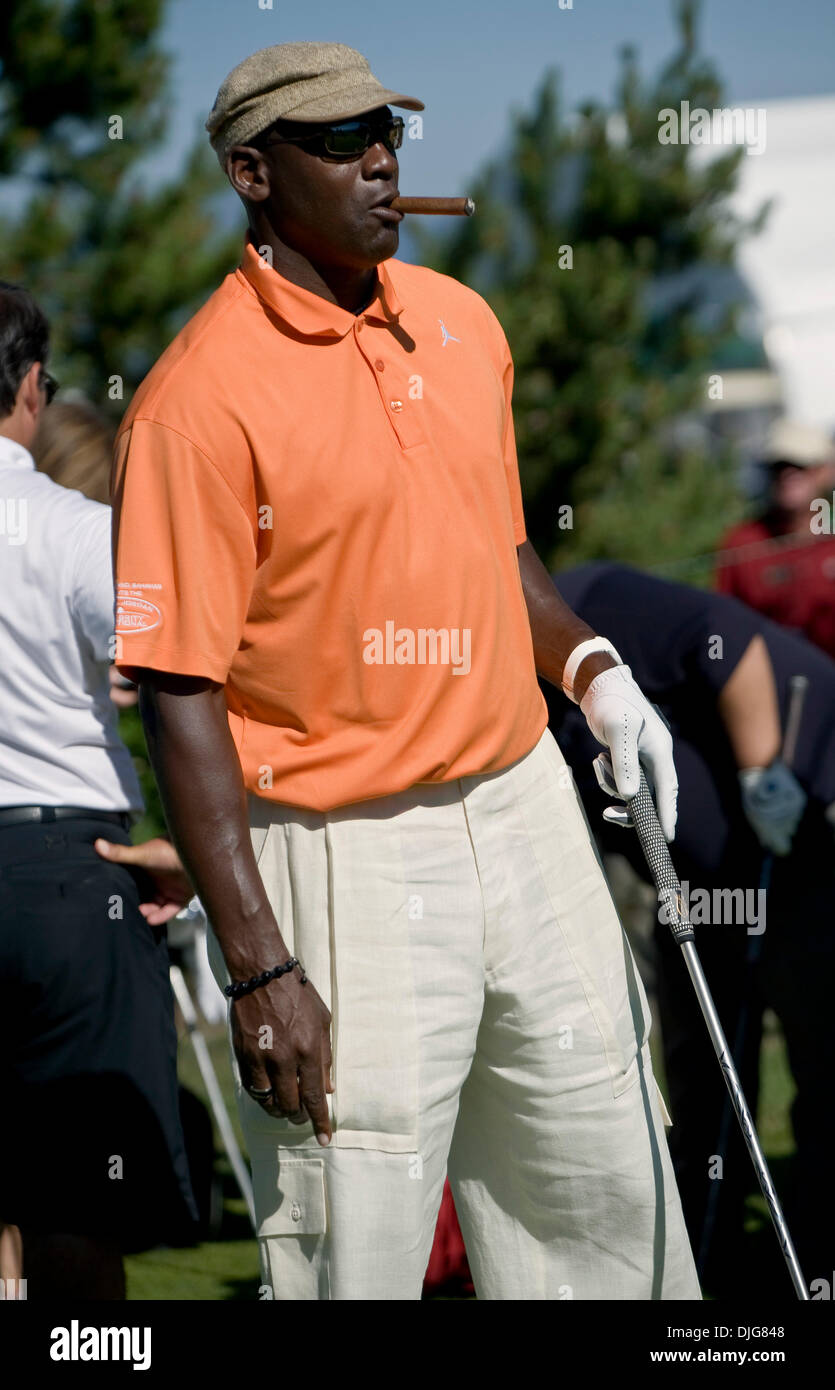 July 15, 2010 - Stateline, Nevada, USA - MICHAEL JORDAN plays in the ...