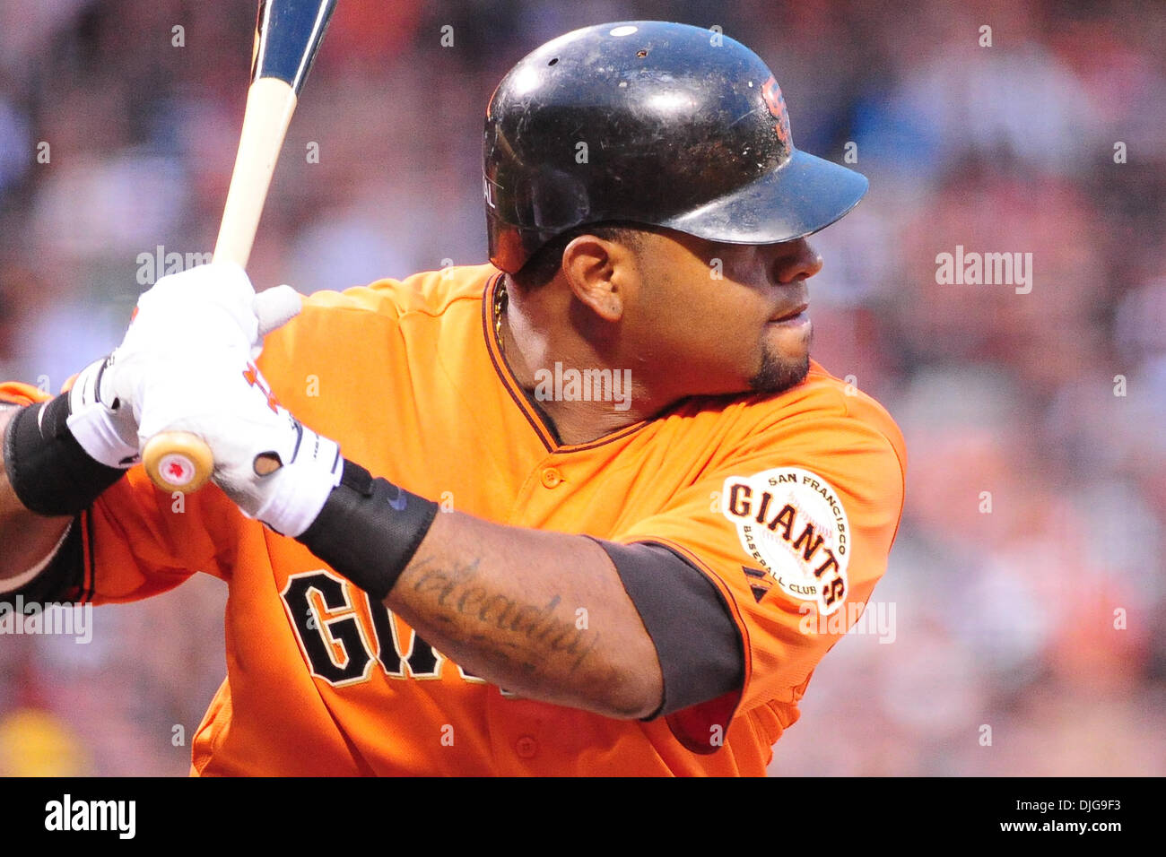 San Francisco, CA: San Francisco Giants Pablo Sandoval (48) at bat. The ...