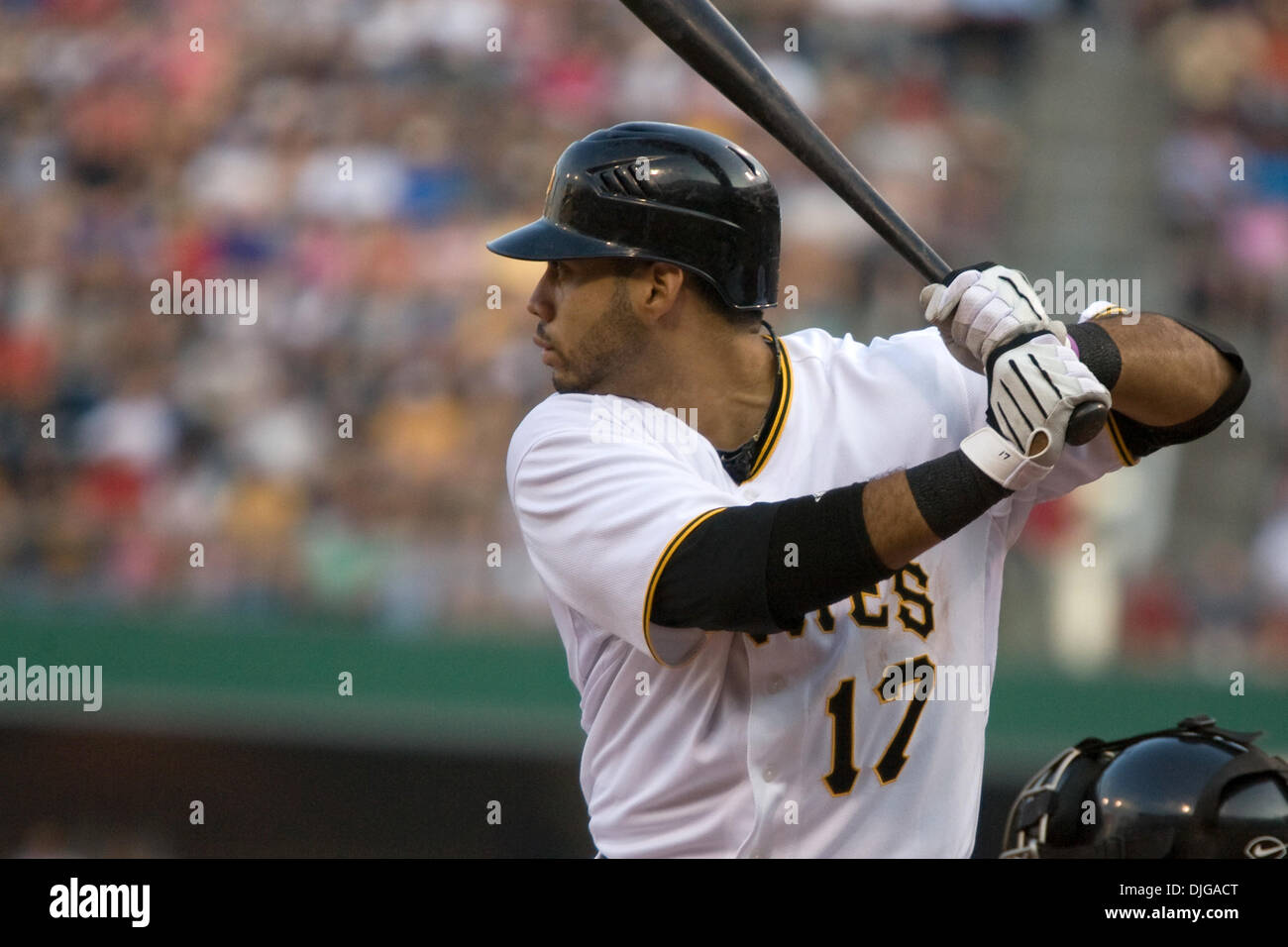 17 July 2010: Pittsburgh Pirates third baseman Pedro Alvarez (17) at ...