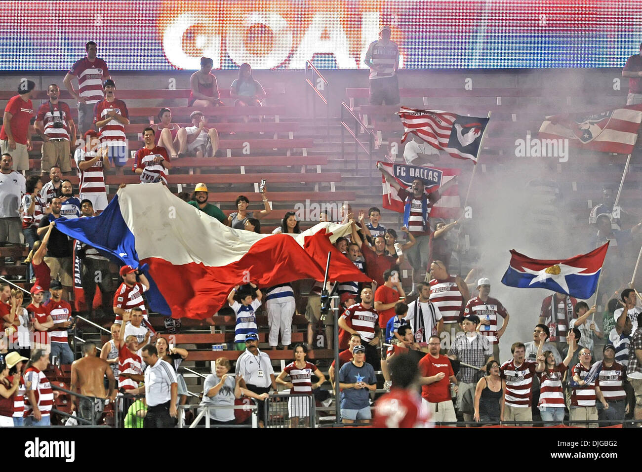 July 17, 2010 - Frisco, TX, U.S - 17 July 2010: .FC Dallas fans ...