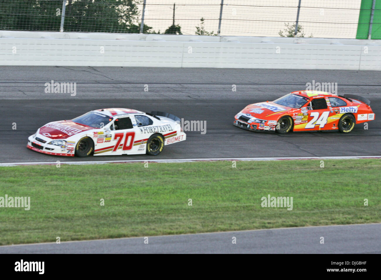 17 July 2010:Shelby Howard (#70, Foretravel, Chevorlet) & Eric McClure ...