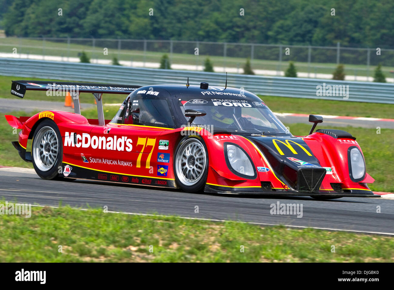 The #77 Doran Racing, Daytona Prototype (DP) car driven by Matt Bell ...