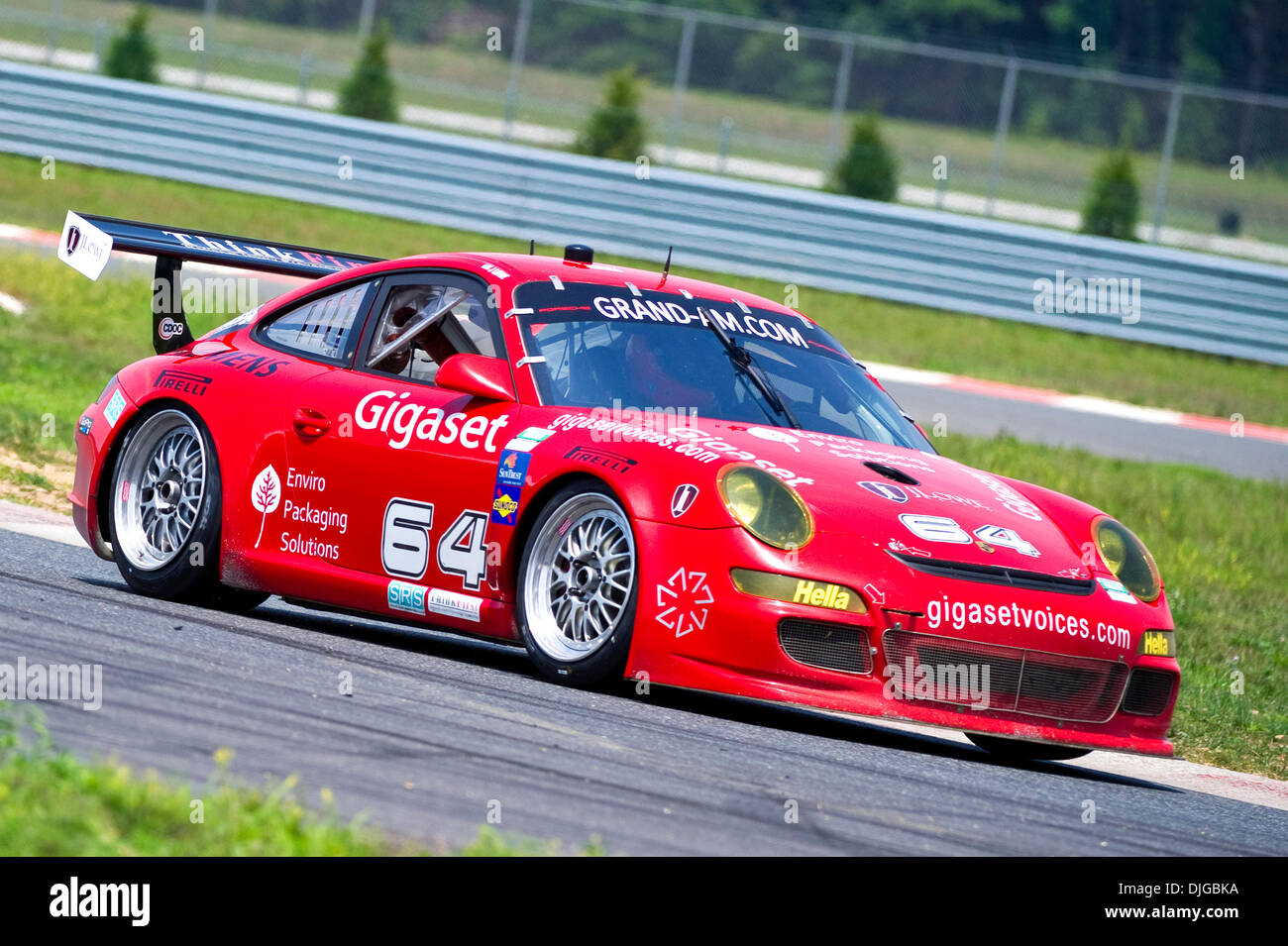 The JLowe Racing #64 Grand Touring Car (GT), driven by Dr. James Lowe ...