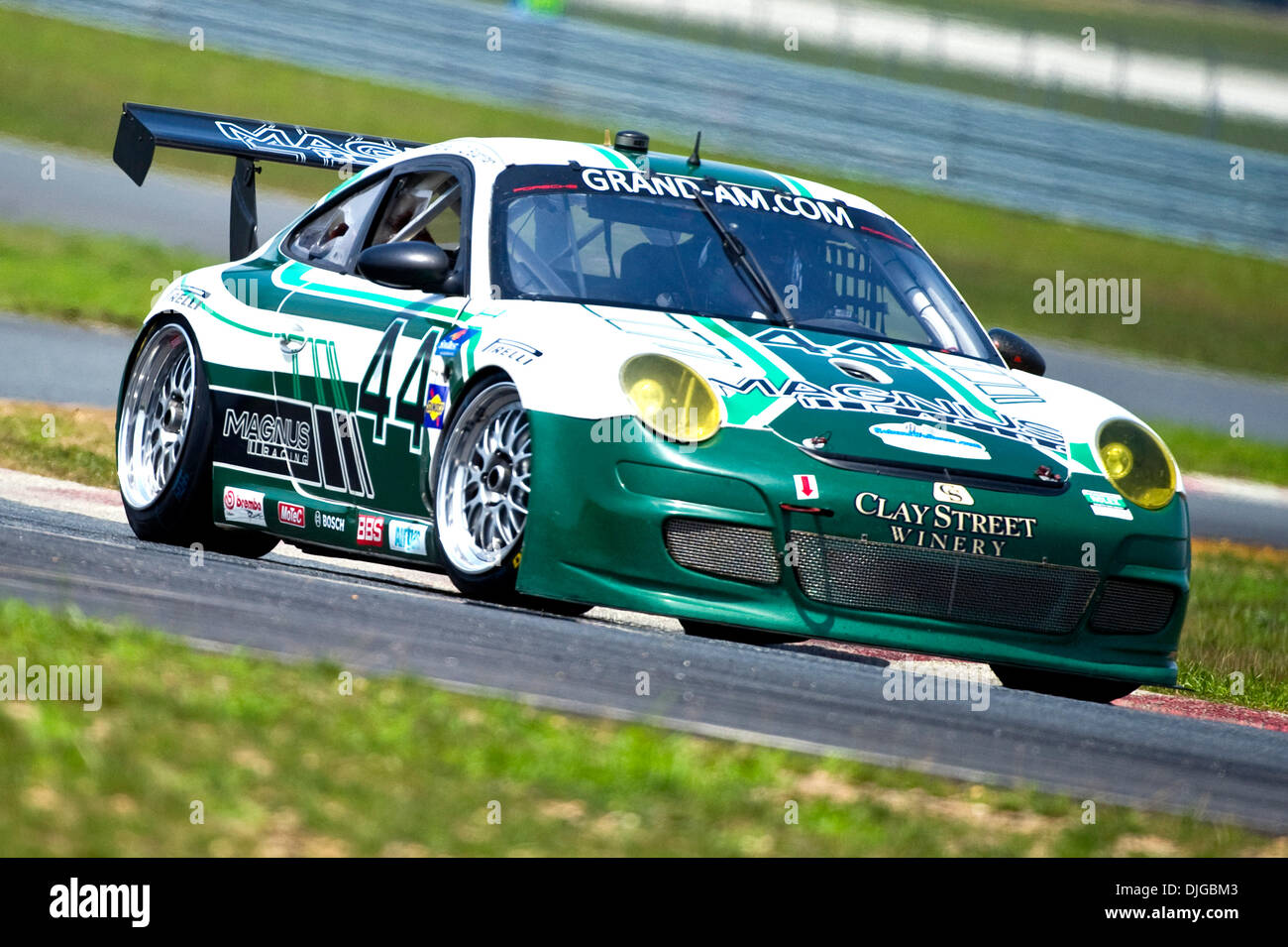 The Magnus Racing #44 Grand Touring Car (GT), driven by John Potter ...