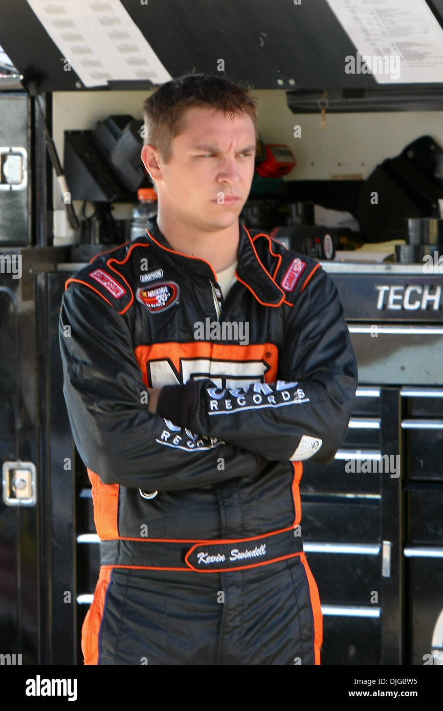 17 July 2010: Kevin Swindell (#37, Curb Records, Ford) contemplates the ...