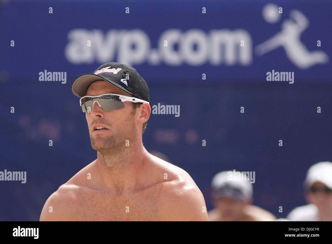 Matt Prosser during the men's final of the AVP Nivea Pro Beach ...