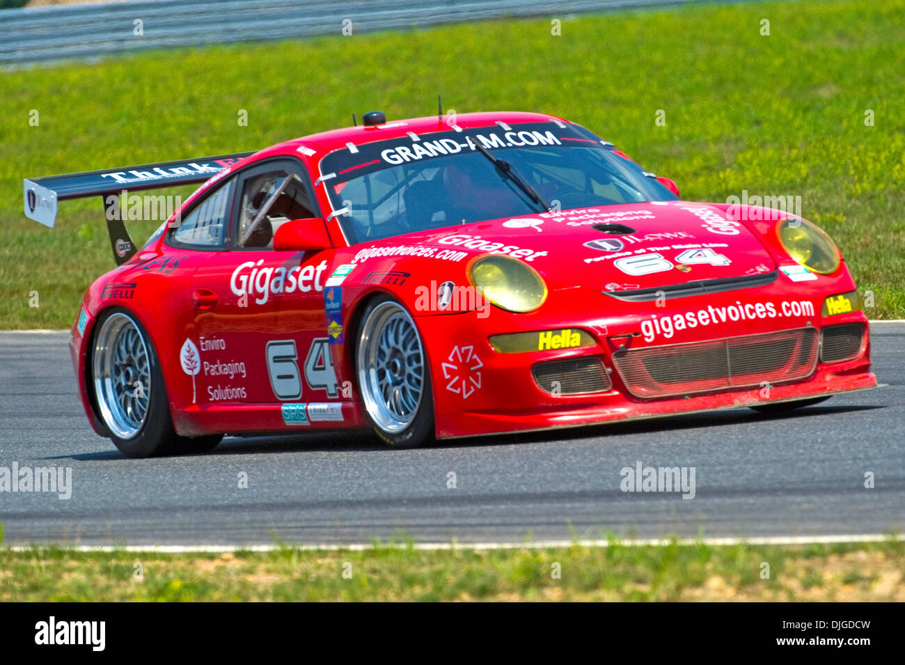 The JLowe Racing #64 Grand Touring Car (GT), driven by Dr. James Lowe ...