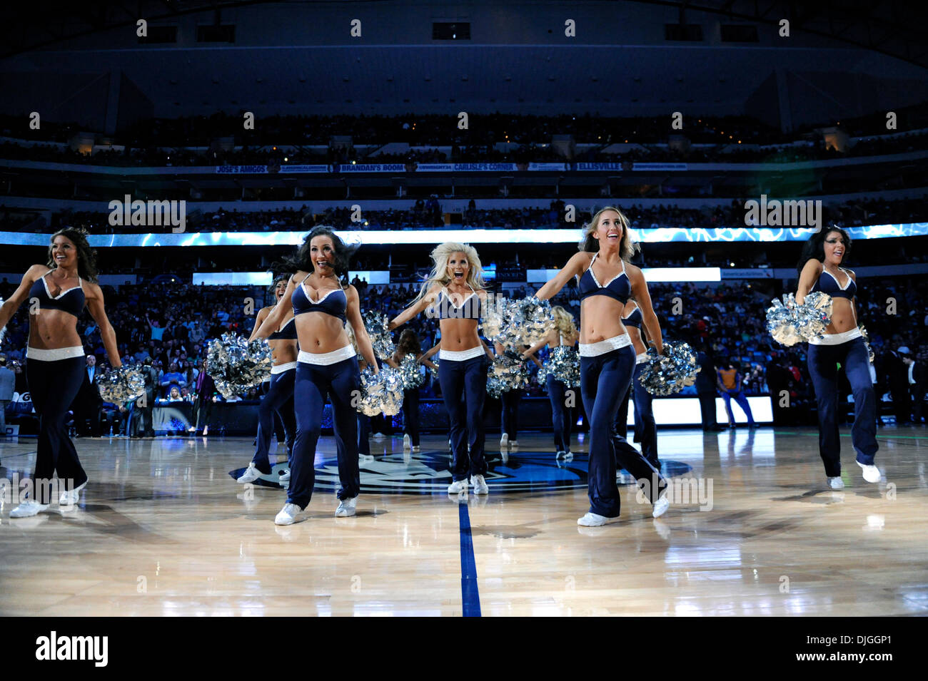 Dallas, TX, USA . 27th Nov, 2013. The Dallas Mavericks Dancers perform ...