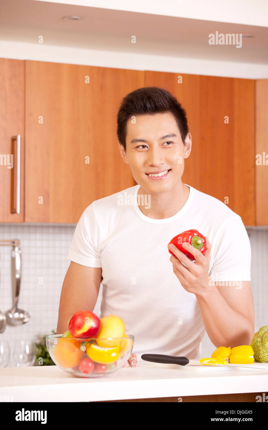 Mans smile hi-res stock photography and images - Alamy