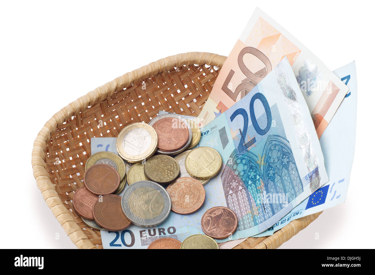 Money offering basket hi-res stock photography and images - Alamy