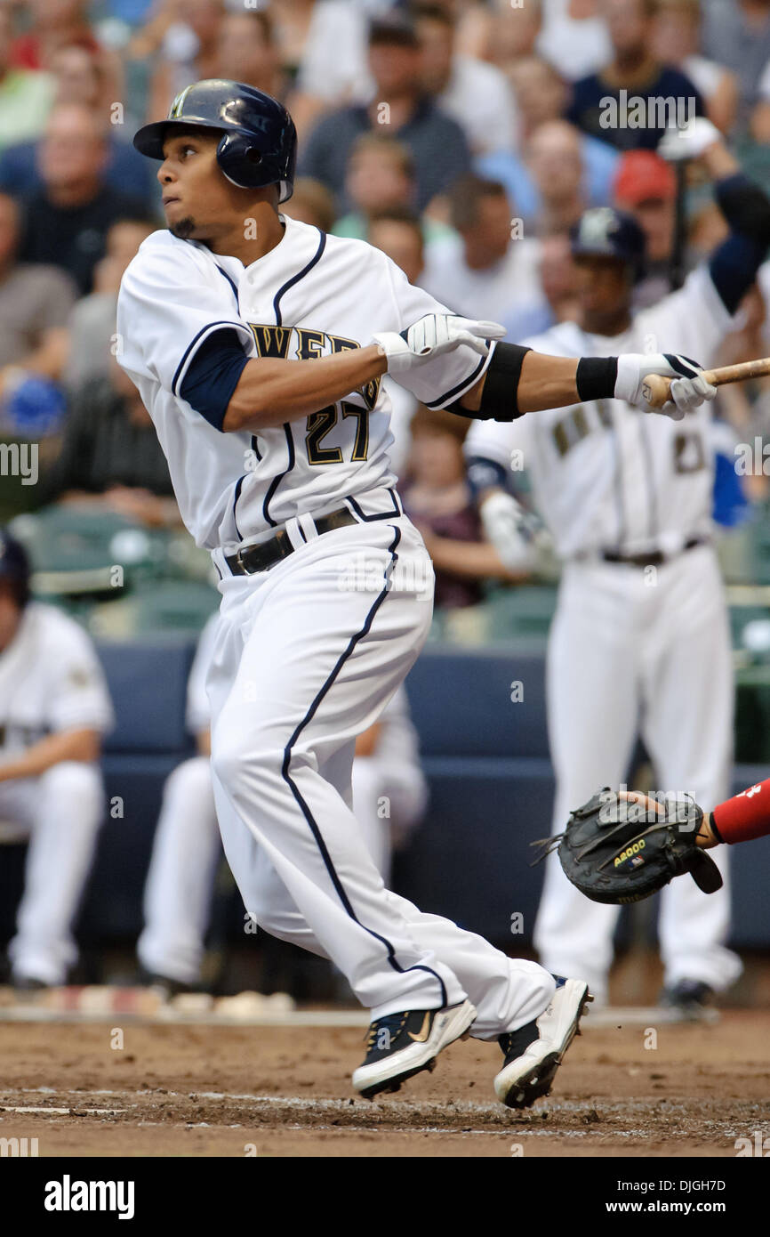 Carlos gomez baseball hi-res stock photography and images - Alamy
