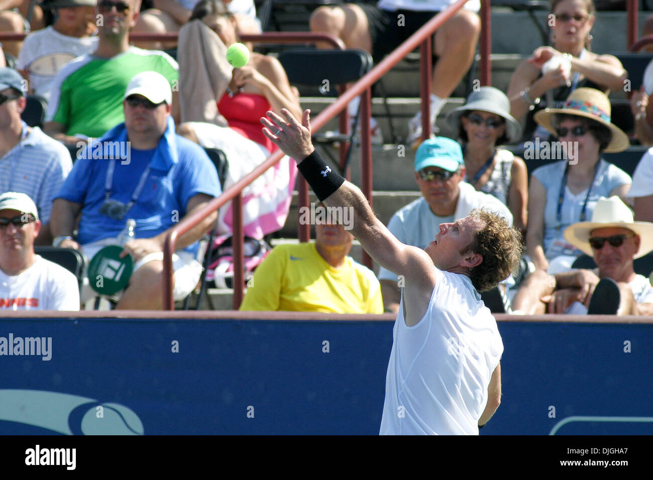 July 23, 2010 - Michael Russell of the USA during his match against ...