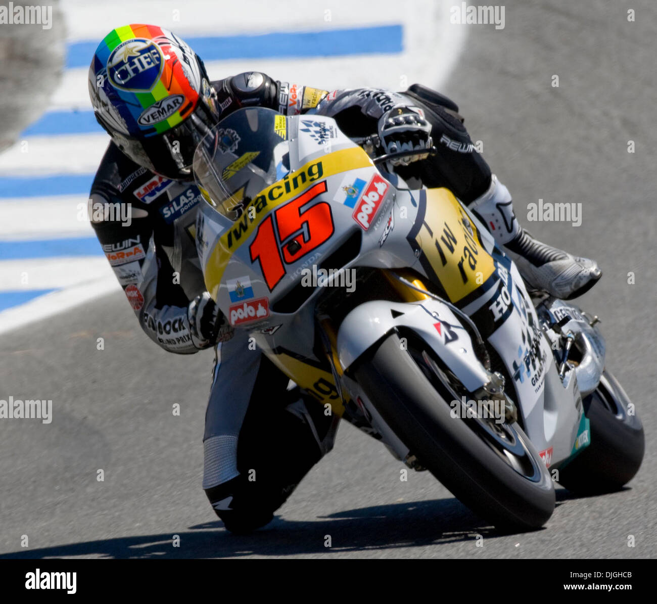 July 23, 2010 - Monterey, California, U.S. - ALEX DE ANGELIS #15 during ...