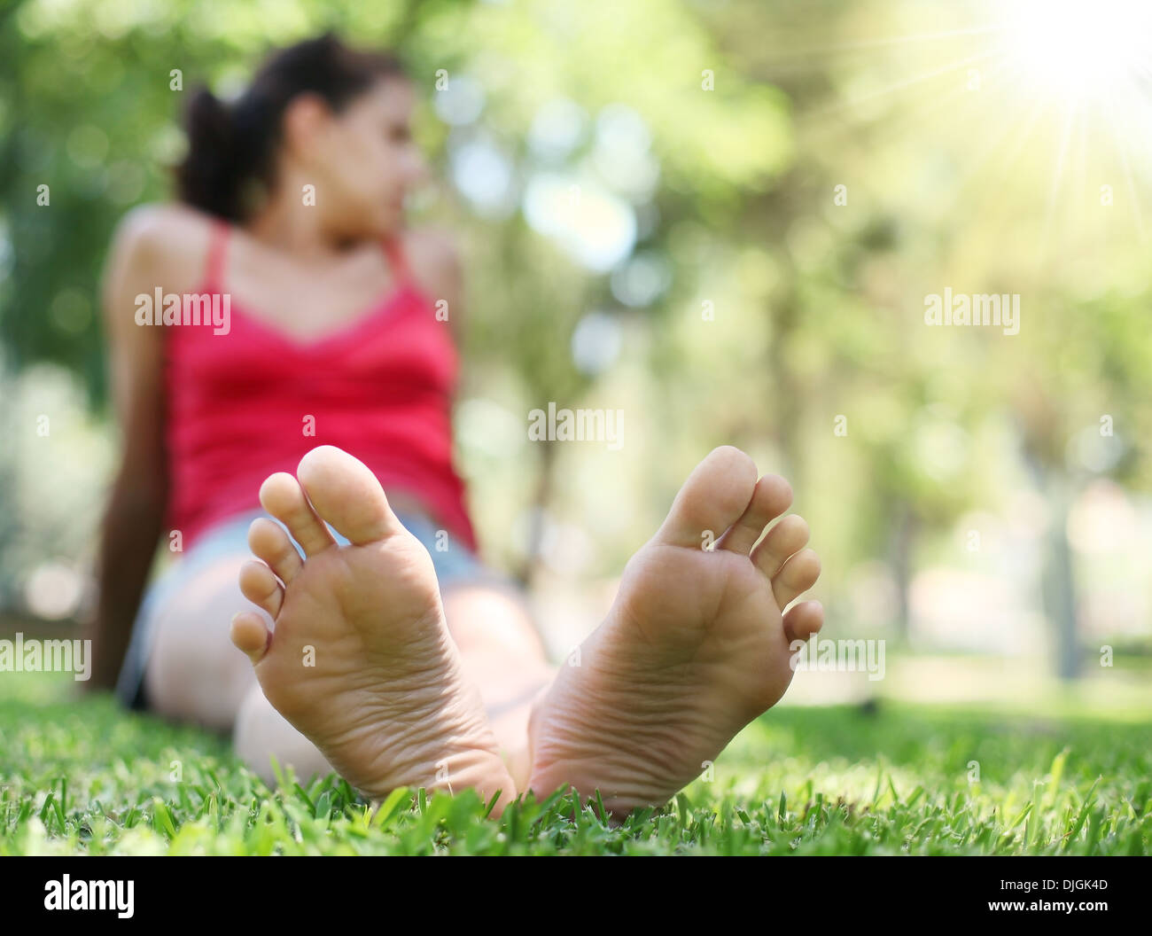 Foot on face hi-res stock photography and images - Alamy