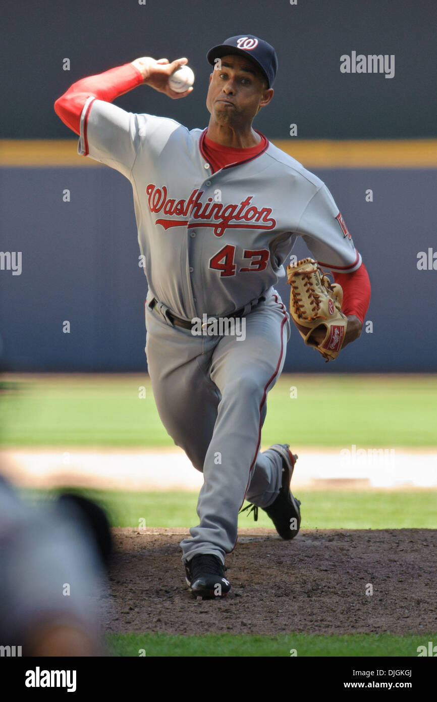Nationals pitcher miguel batista hi-res stock photography and images ...