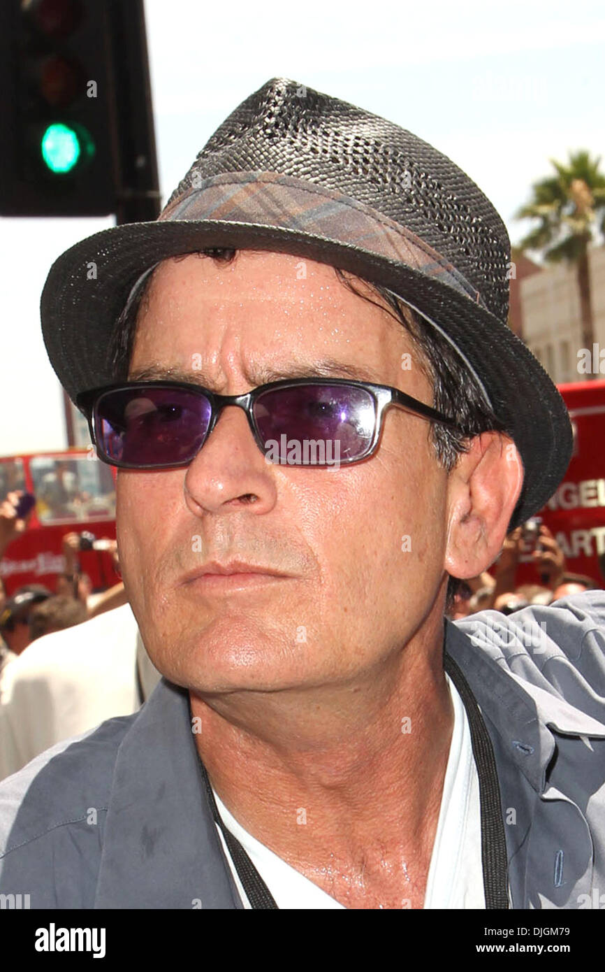Charlie Sheen Slash honored with a star on the Hollywood Walk of Fame ...