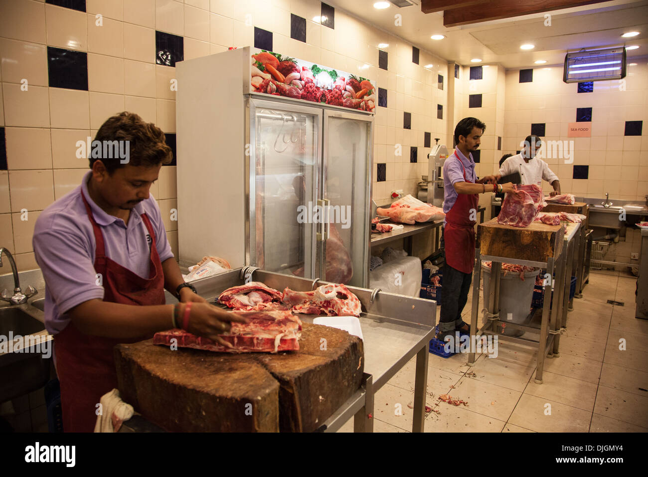 Asian butcher hi-res stock photography and images - Alamy