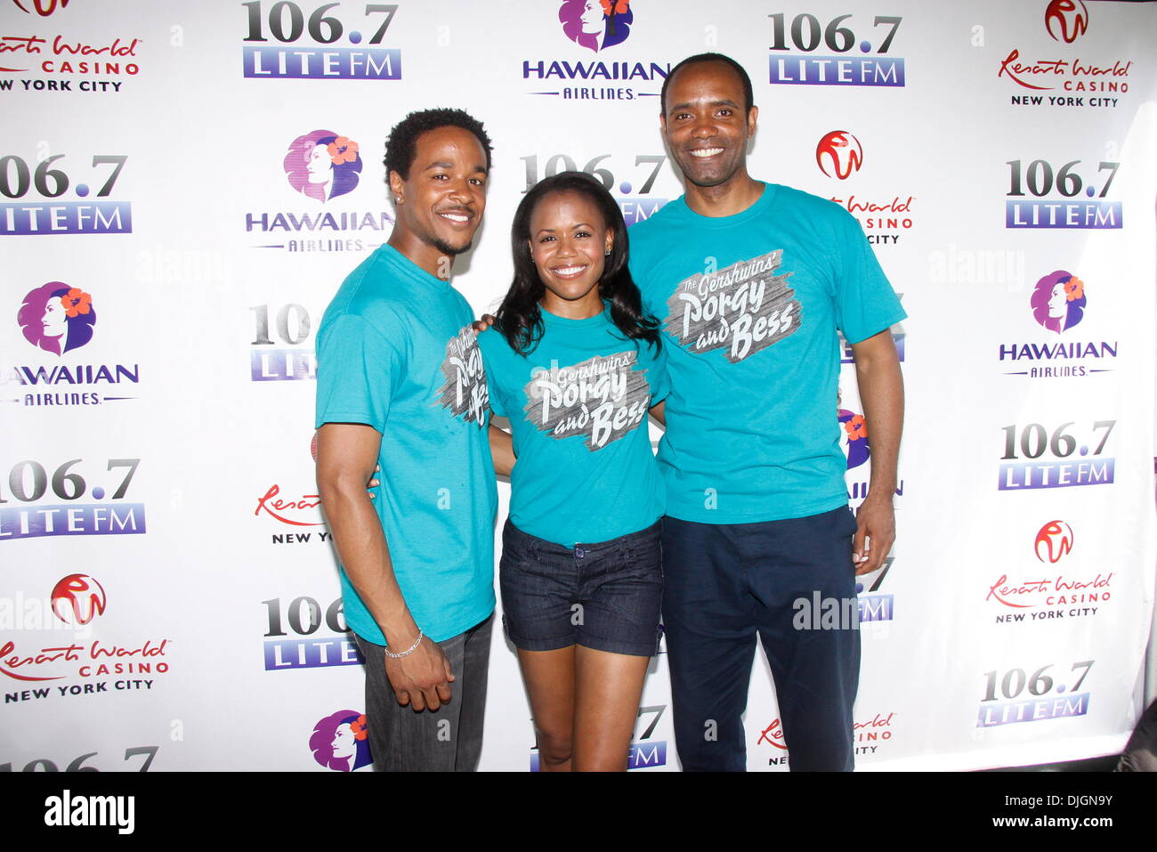 Trevon Davis, Nikki Renee Daniels and Nathaniel Stampley 106.7 Lite FM ...