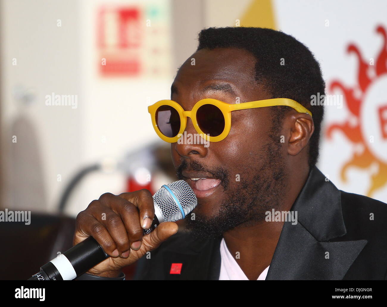 will.i.am aka William James Adams, Jr. attends a Q&A session with ...