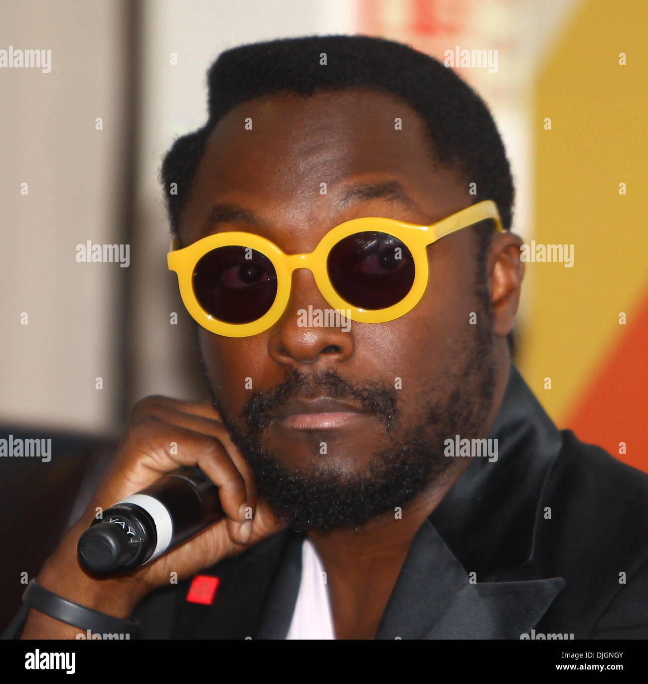 will.i.am aka William James Adams, Jr. attends a Q&A session with ...