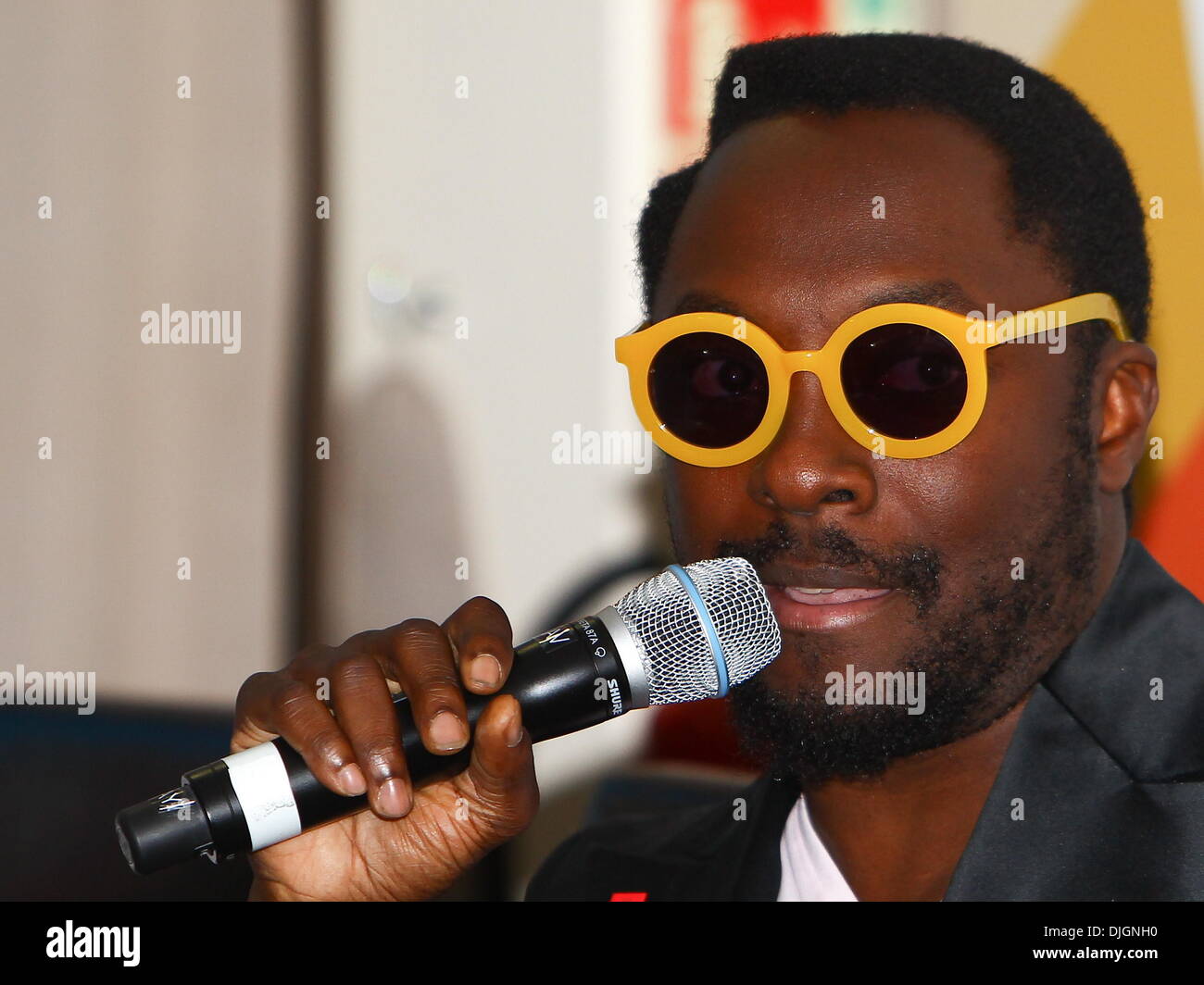 will.i.am aka William James Adams, Jr. attends a Q&A session with ...