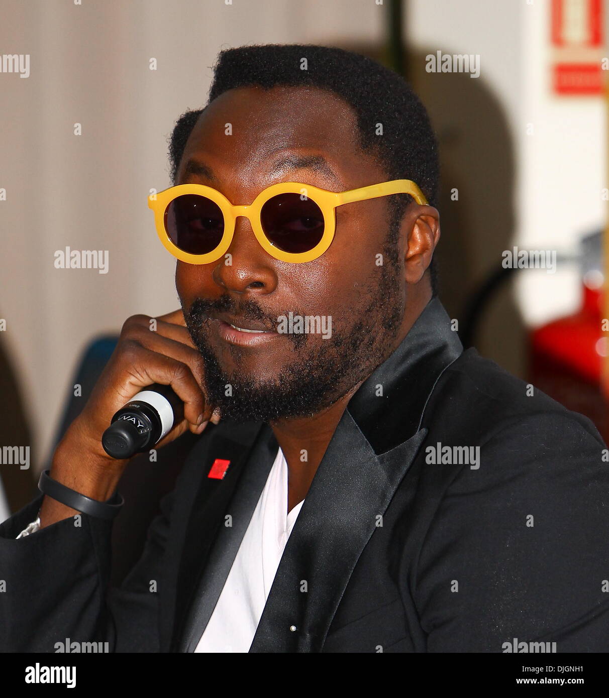 will.i.am aka William James Adams, Jr. attends a Q&A session with ...