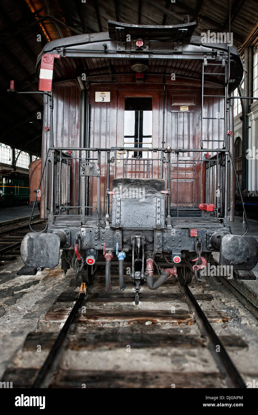 Old rail wagon hi-res stock photography and images - Alamy