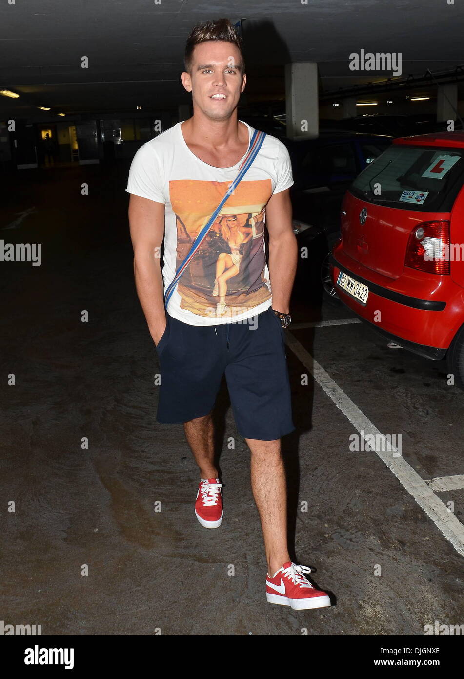Gary Beadle aka Gaz arrives at Dublin Airport Featuring: Gary Beadle ...