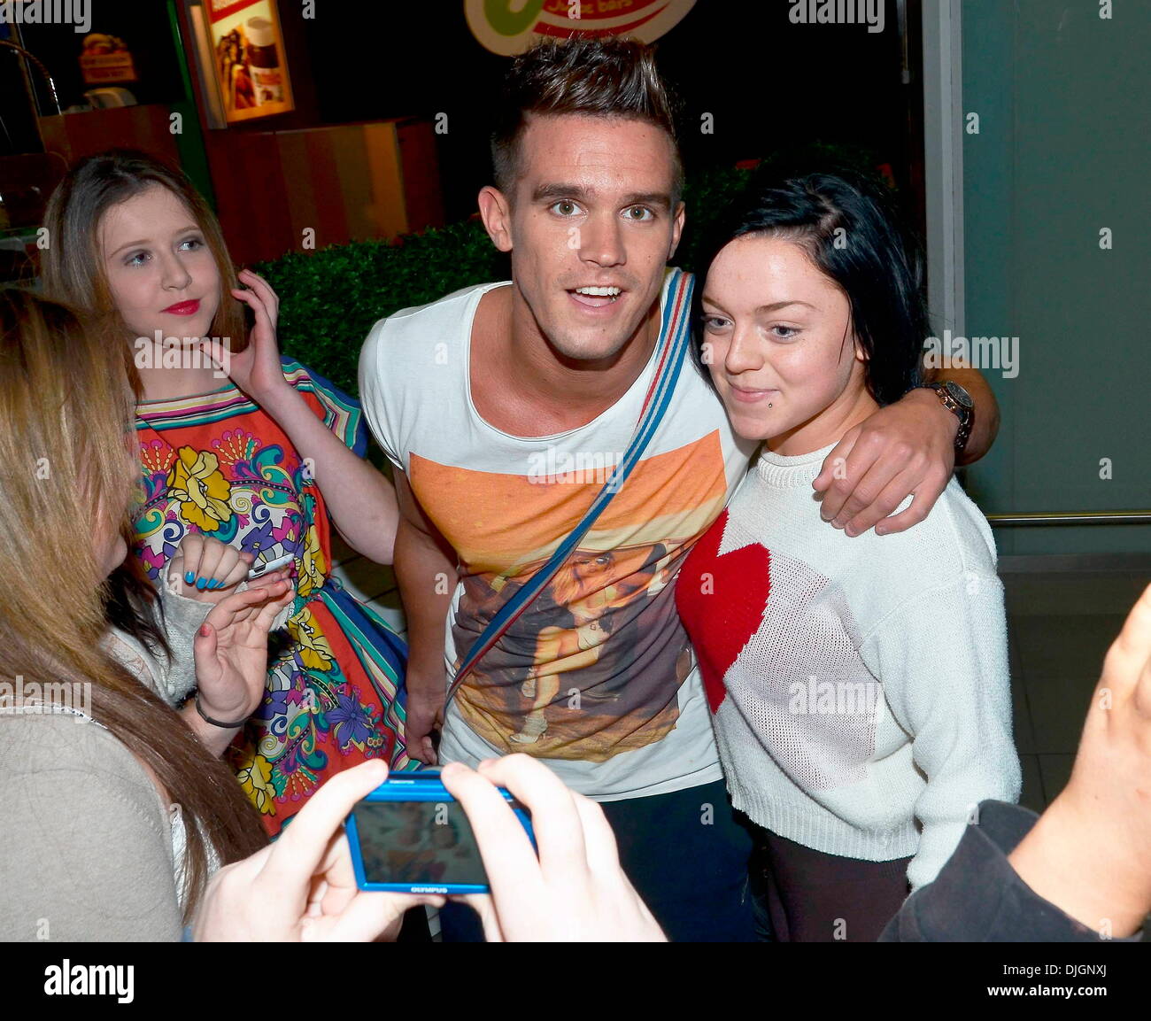 Gary Beadle aka Gaz arrives at Dublin Airport Dublin, Ireland - 13.07. ...