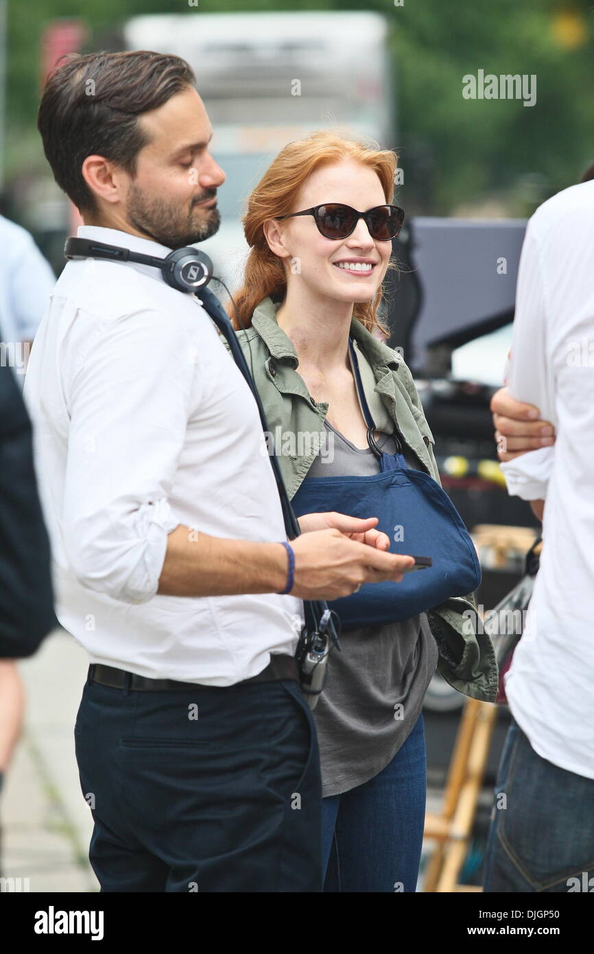 Jessica chastain and ned benson hi-res stock photography and images - Alamy