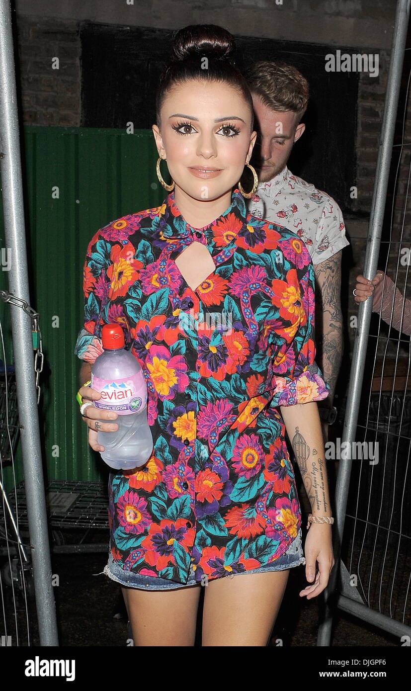 Cher Lloyd and Craig Monk leaving the Electric Brixton, having ...