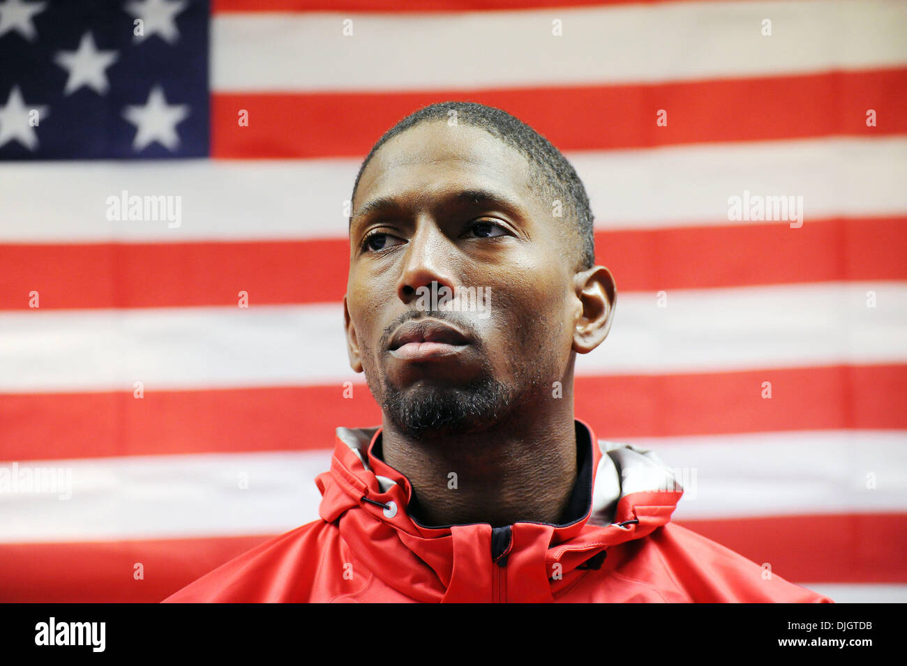 Michael Tinsley (400m Hurdles) Team USA Press Conference held at ...
