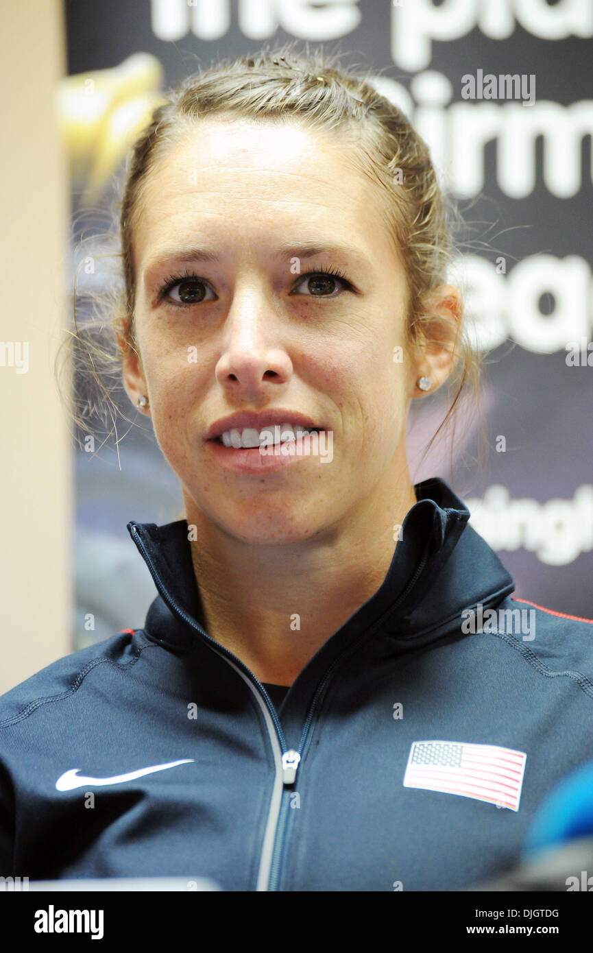 Amanda Smock (Triple Jump) Team USA Press Conference held at Alexander ...