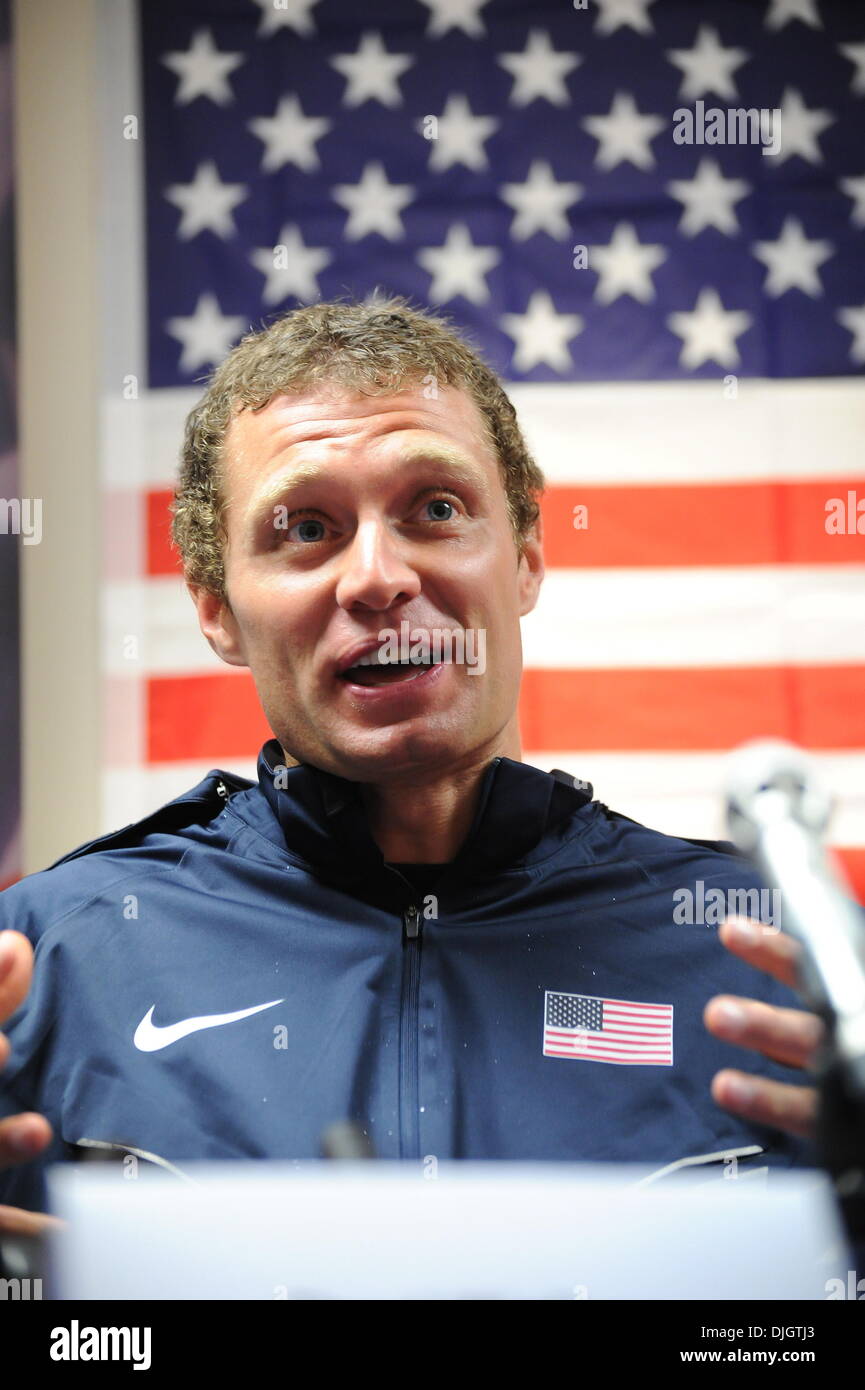 Brad Walker (Pole Vault) Team USA Press Conference held at Alexander ...