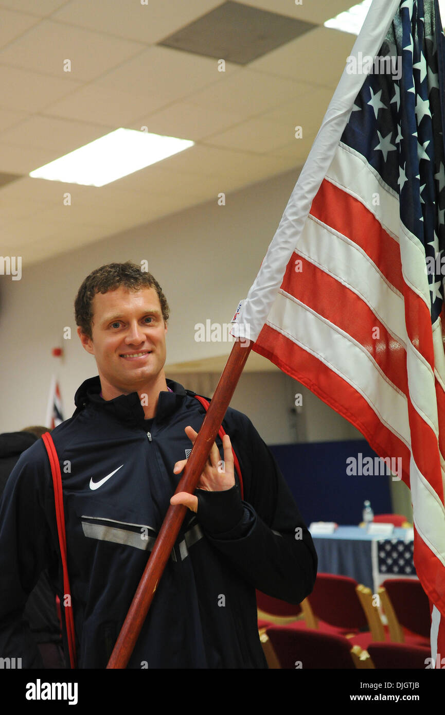 Brad Walker (Pole Vault) Team USA Press Conference held at Alexander ...